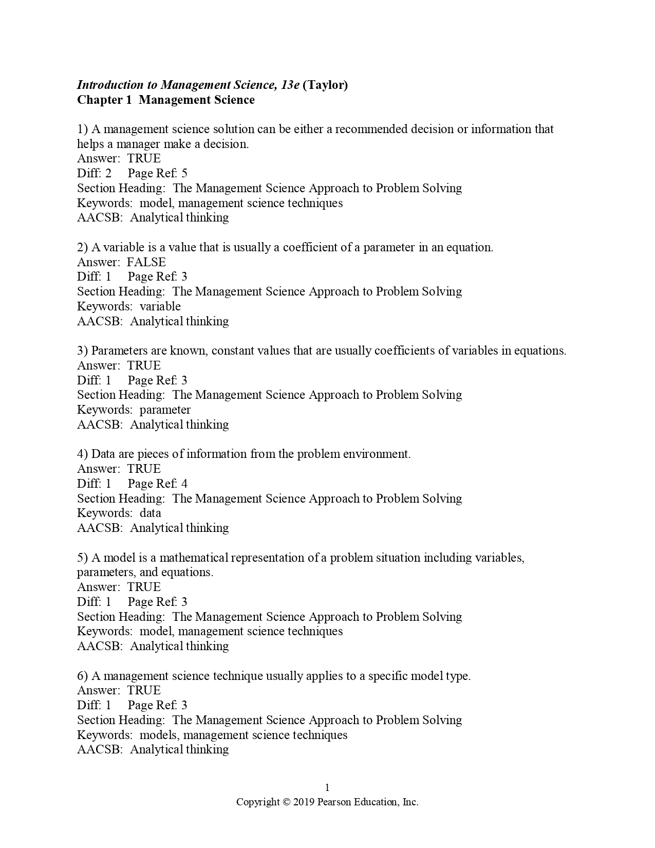 Test Bank for Introduction To Management Science 13th Editio | Inspire ...