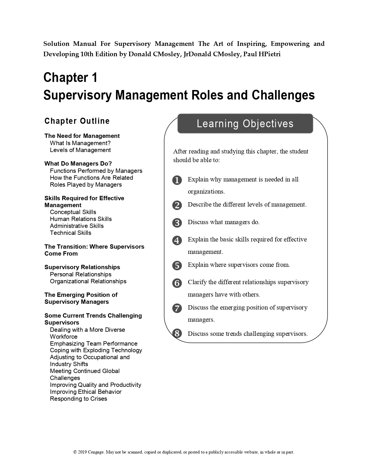Solution Manual For Supervisory Management The Art of Inspir | Inspire ...