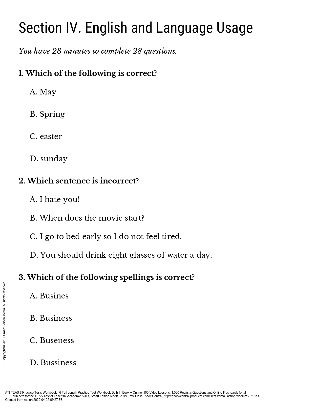 ATI TEAS 6 Practice Tests Workbook 6 Full Length All Exams I | Inspire ...