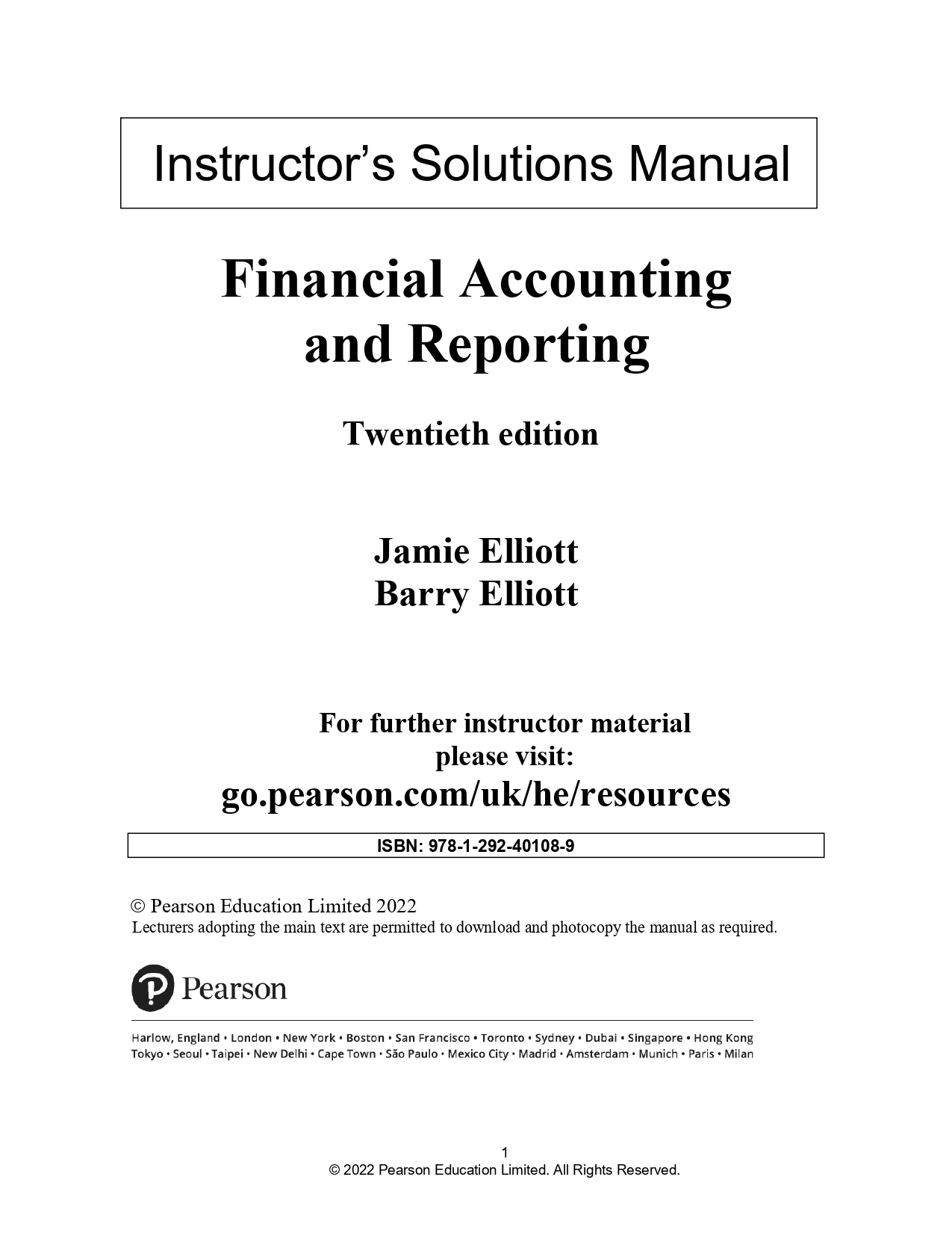 Solution Manual for Financial Accounting and Reporting, 20th | Inspire ...