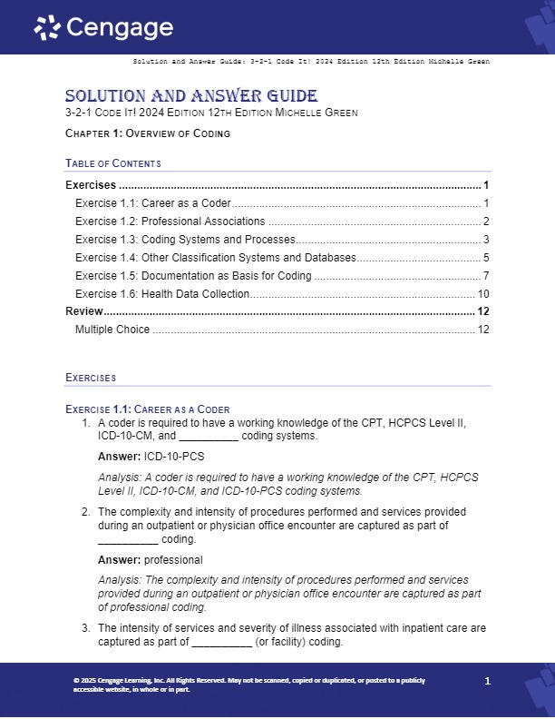 Solution Manual For 3-2-1 Code It! 2024 Edition 12th Edition | Inspire Uplift