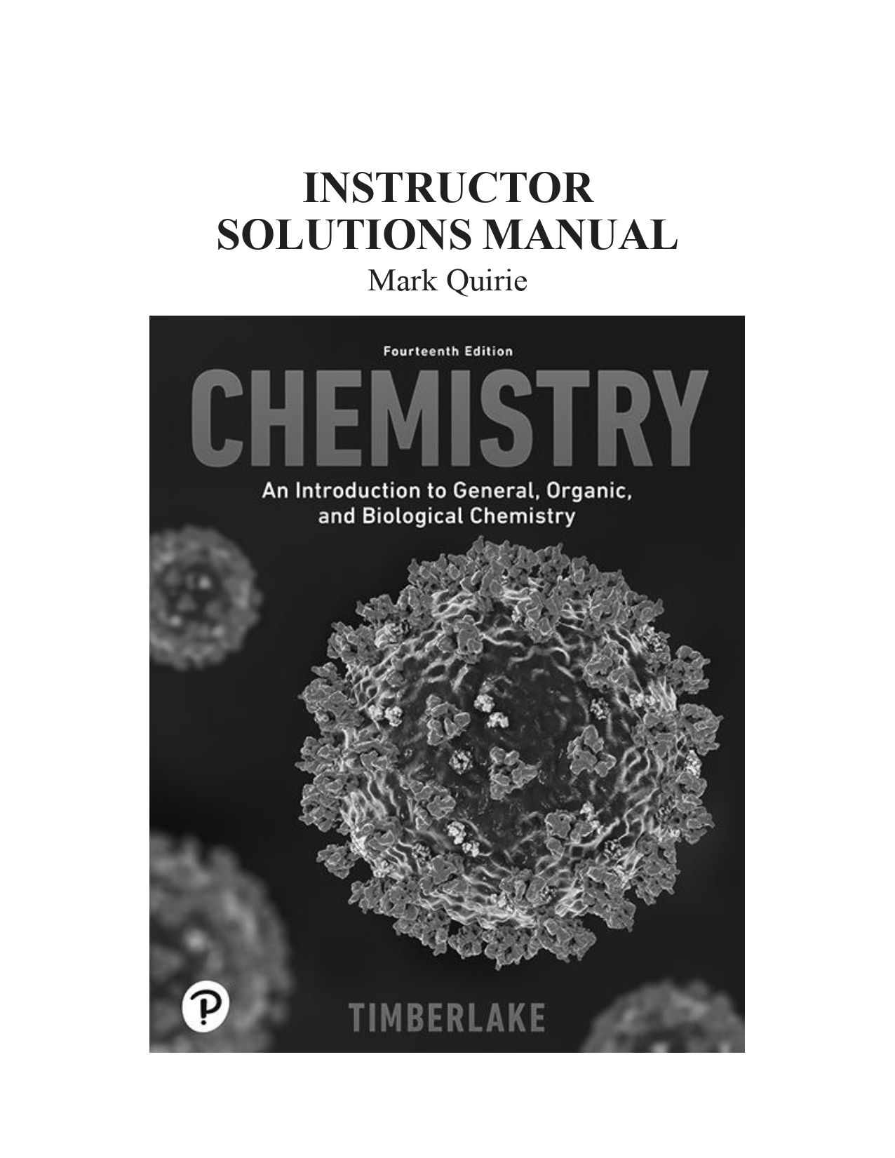 Solution Manual For Chemistry An Introduction To General Or Inspire