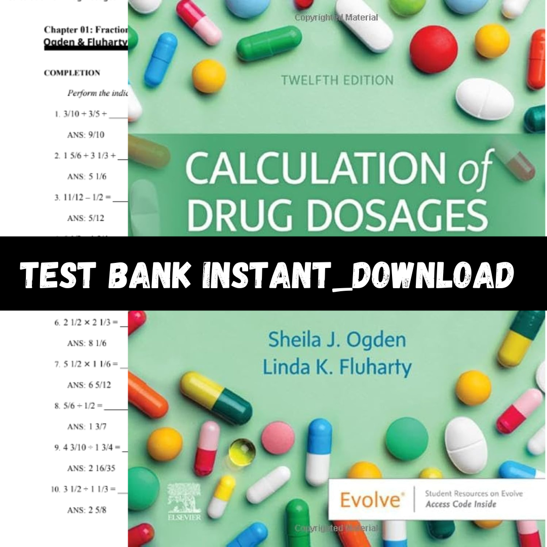 Calculation of Drug Dosages A Work Text 12th Edition | Inspire Uplift