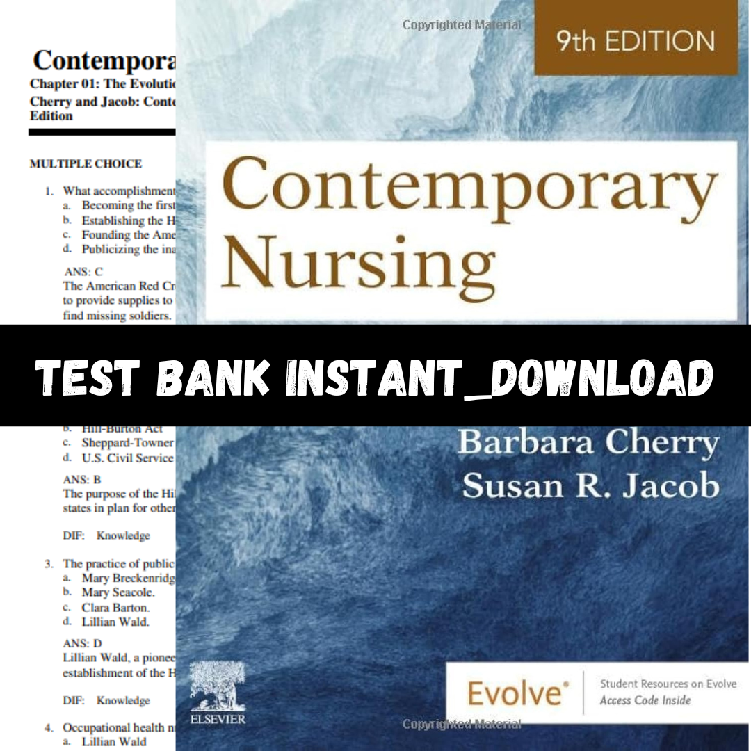 Contemporary Nursing Issues Trend, & Management 9th Edition | Inspire ...