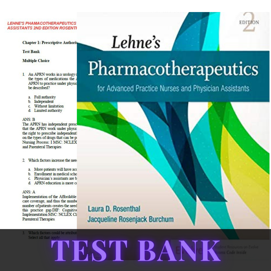 Lehnes Pharmacotherapeutics for Advanced Practice Nurses and | Inspire ...