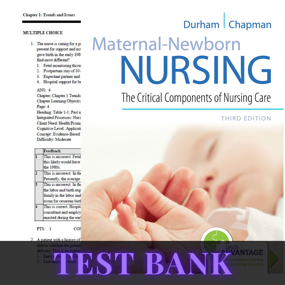 Maternal Newborn Nursing The Critical Components of Nursing | Inspire ...