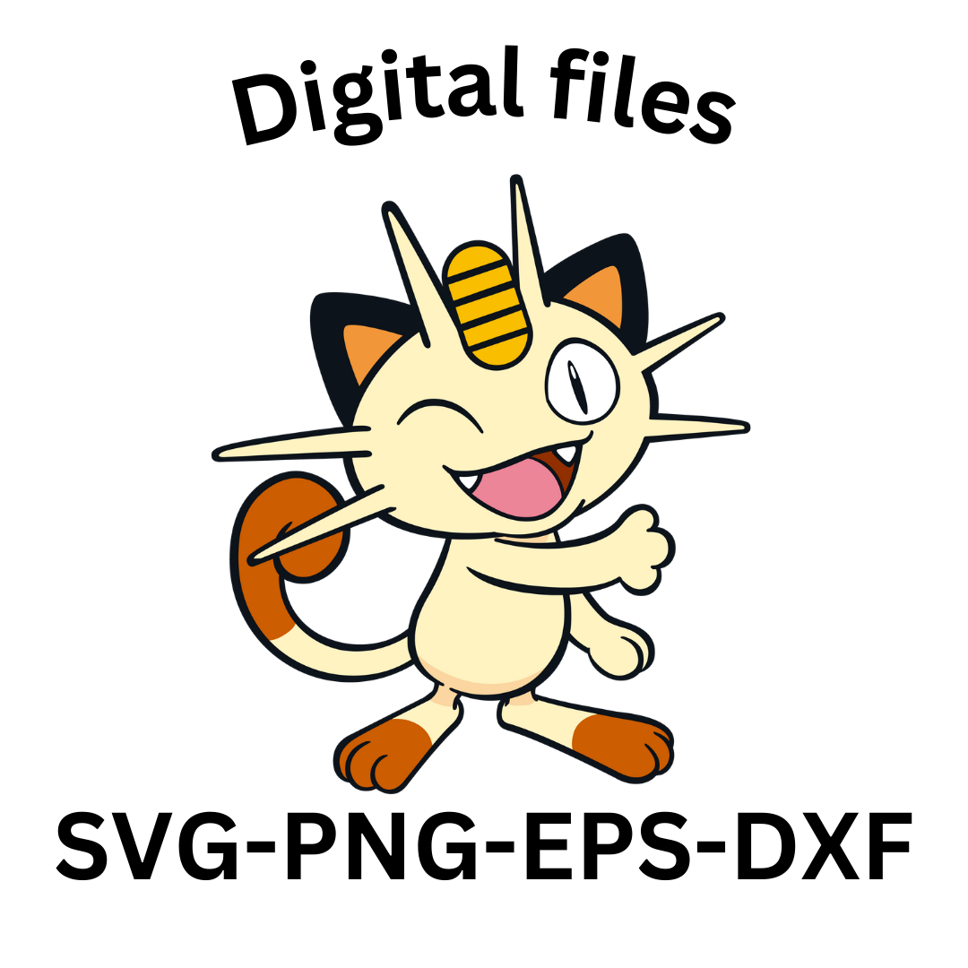 Pokemon svg called Meowth | Inspire Uplift