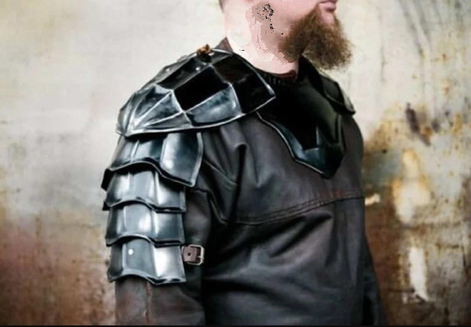 Medieval Gorget And Pauldrons Armor Fantasy Antique Armor Fu | Inspire Uplift