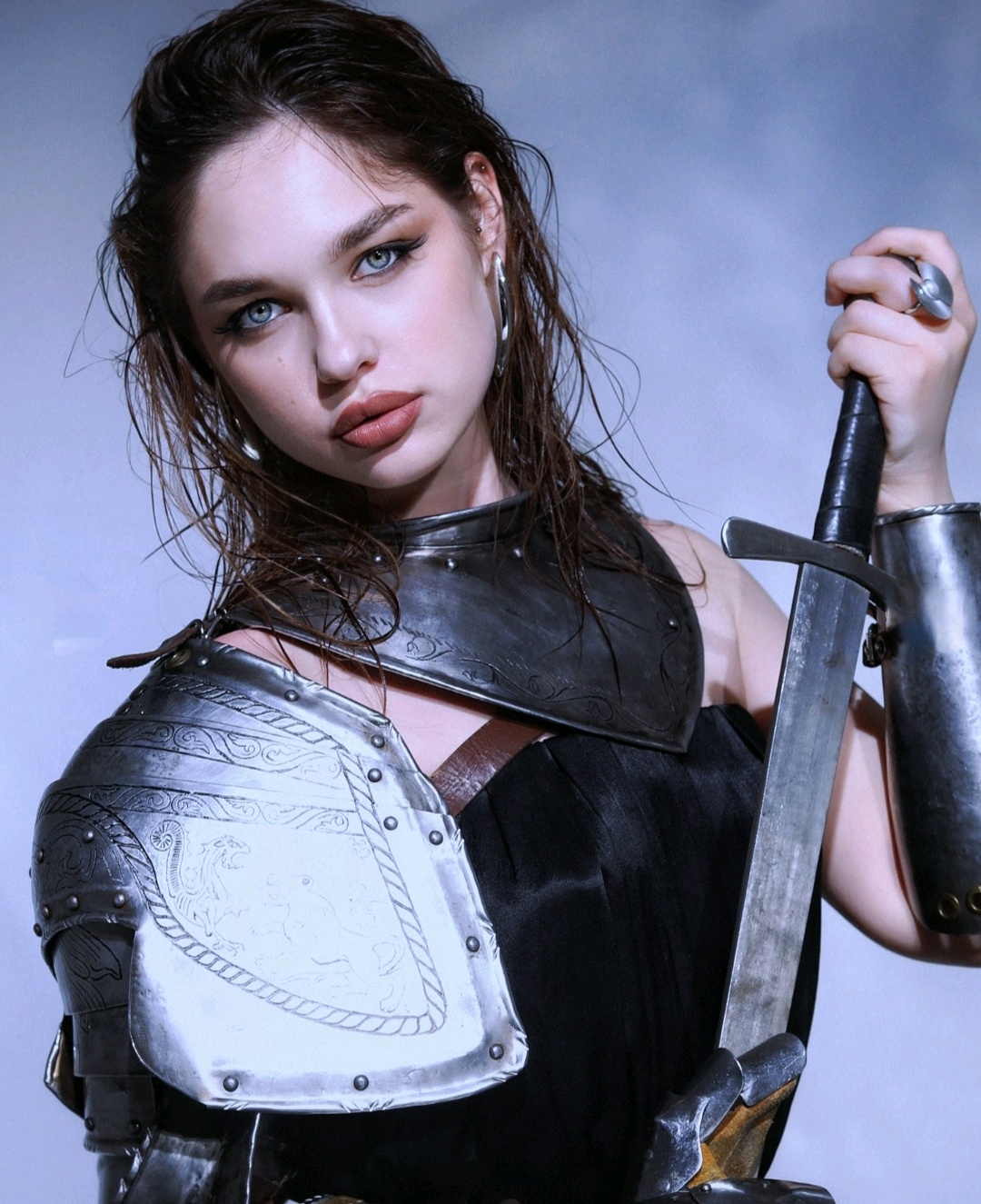 Fantasy Legend Female King Arthur Merlin Full Arm And Gorget | Inspire ...