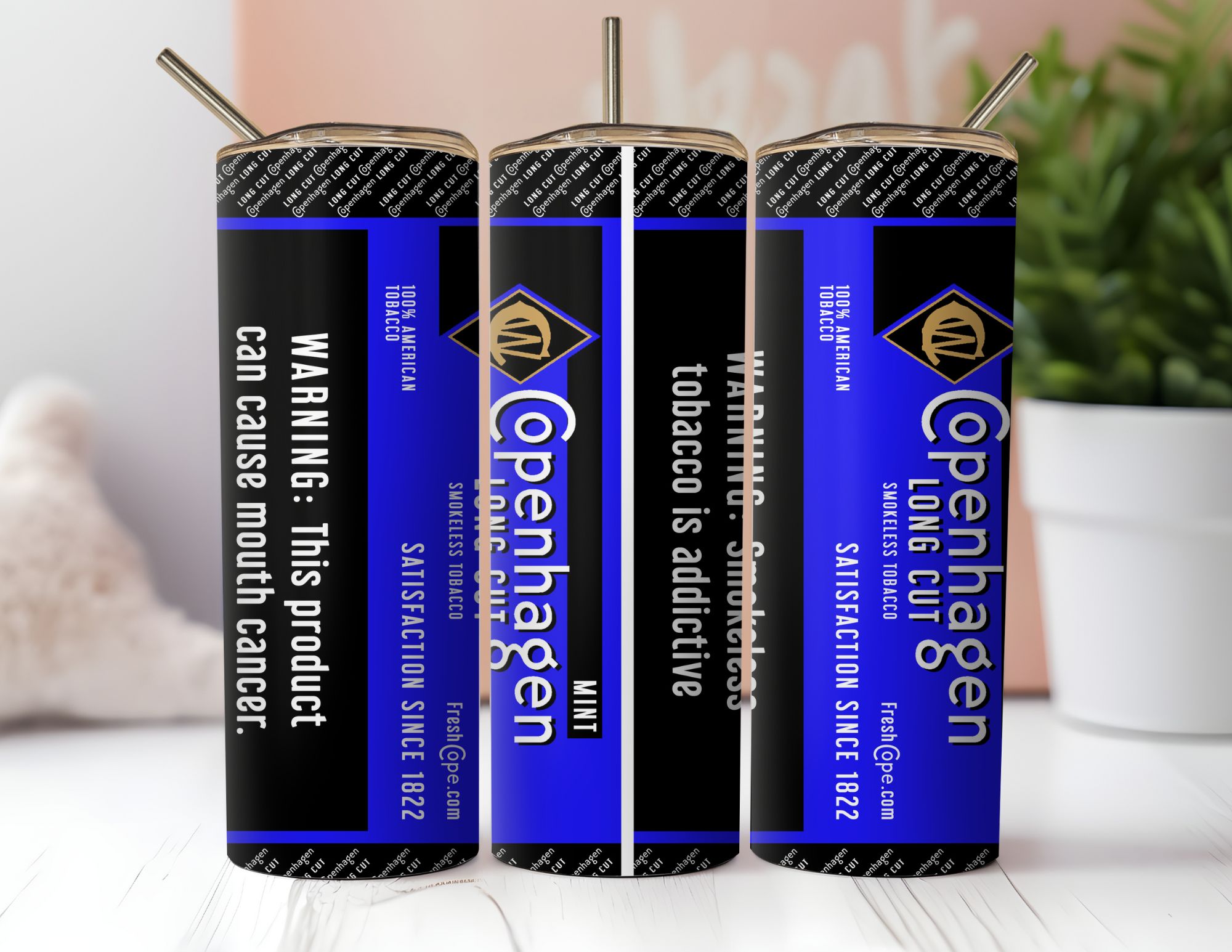 Copenhagen Mint Tumbler Wrap, 20oz Skinny Tumbler Wrap, Tumb | Inspire ...