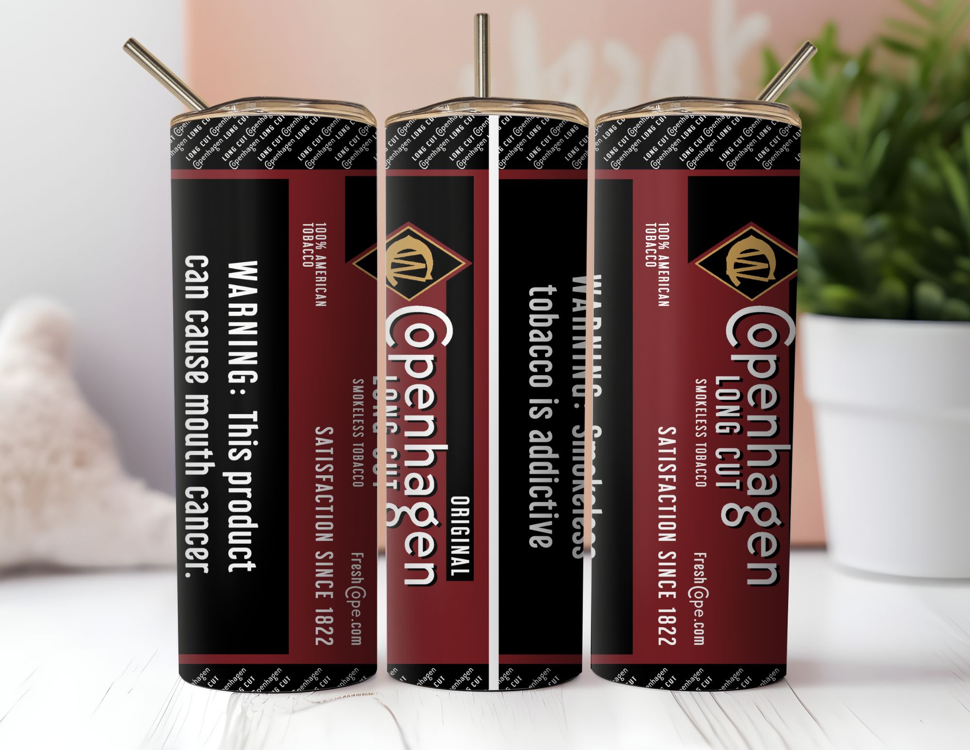 Copenhagen Original Tumbler Wrap, 20oz Skinny Tumbler Wrap, | Inspire ...