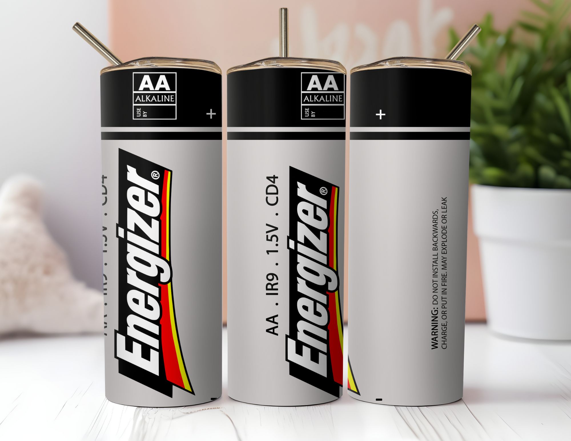 Energizer Battery Tumbler Wrap, 20oz Skinny Tumbler Wrap, Tu | Inspire ...