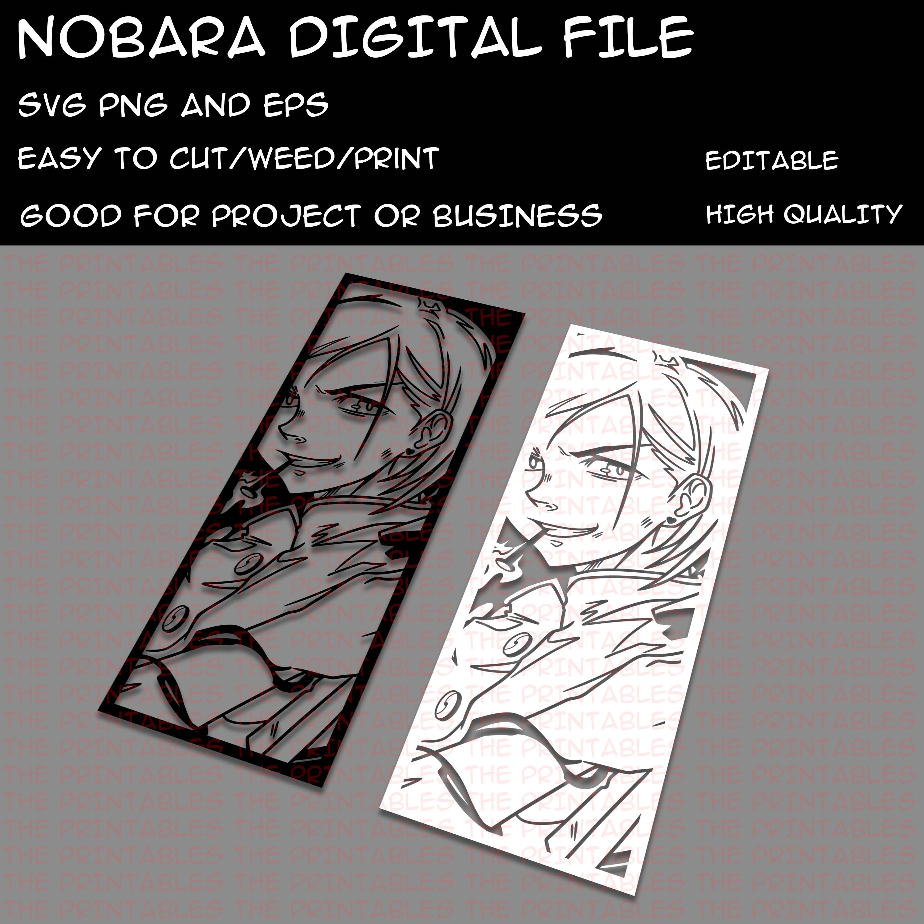 Nobara sticker decal and shirt design digital files | Inspire Uplift