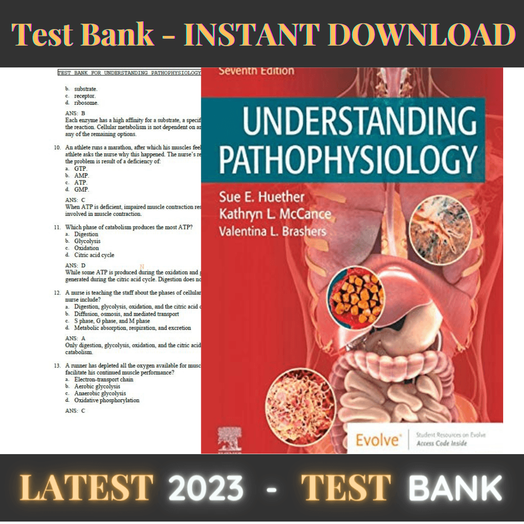 Test Bank for Understanding Pathophysiology 7th Edition by S | Inspire ...