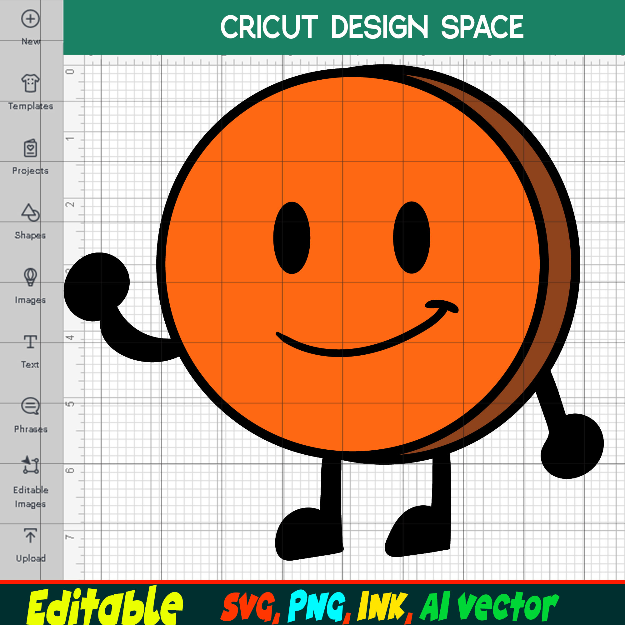 Editable Bfdi Coiny SVG, Bfdi Coiny Png, Bfdi Coiny Coloring | Inspire ...