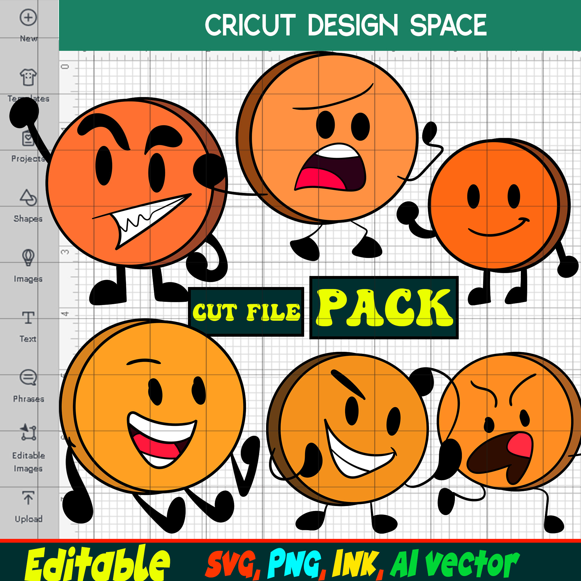 Editable bfdi Coiny SVG,Coiny PNG, Coiny Ink Coloring pages | Inspire ...
