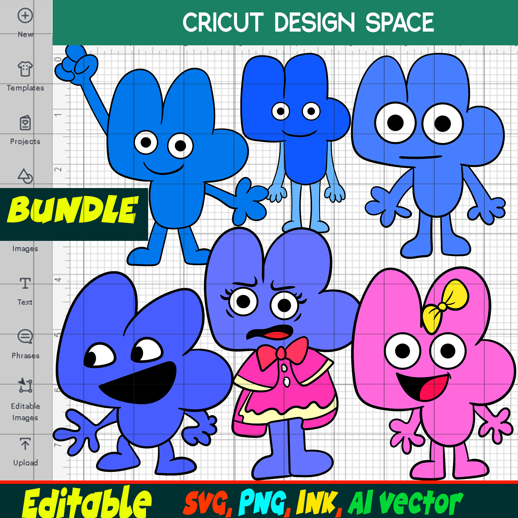 Editable bfdi Out Of The Blue SVG, bfdi Out Of The Blue Png | Inspire ...