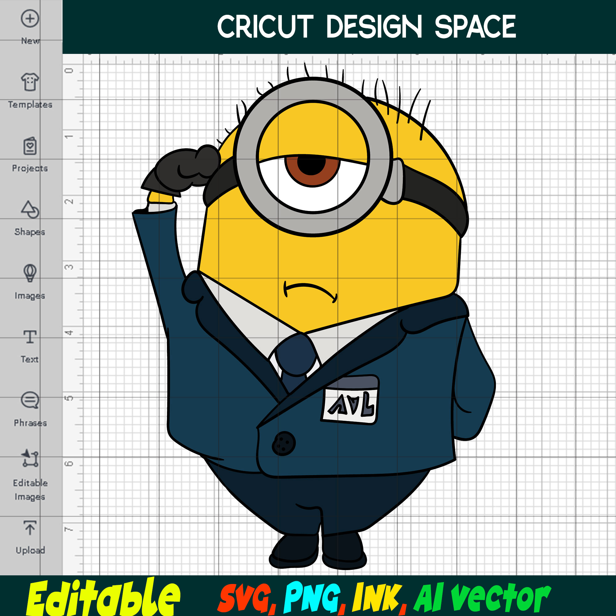 Editable Jerry Despicable me 4 Jerry Cut file Project Mega m | Inspire ...