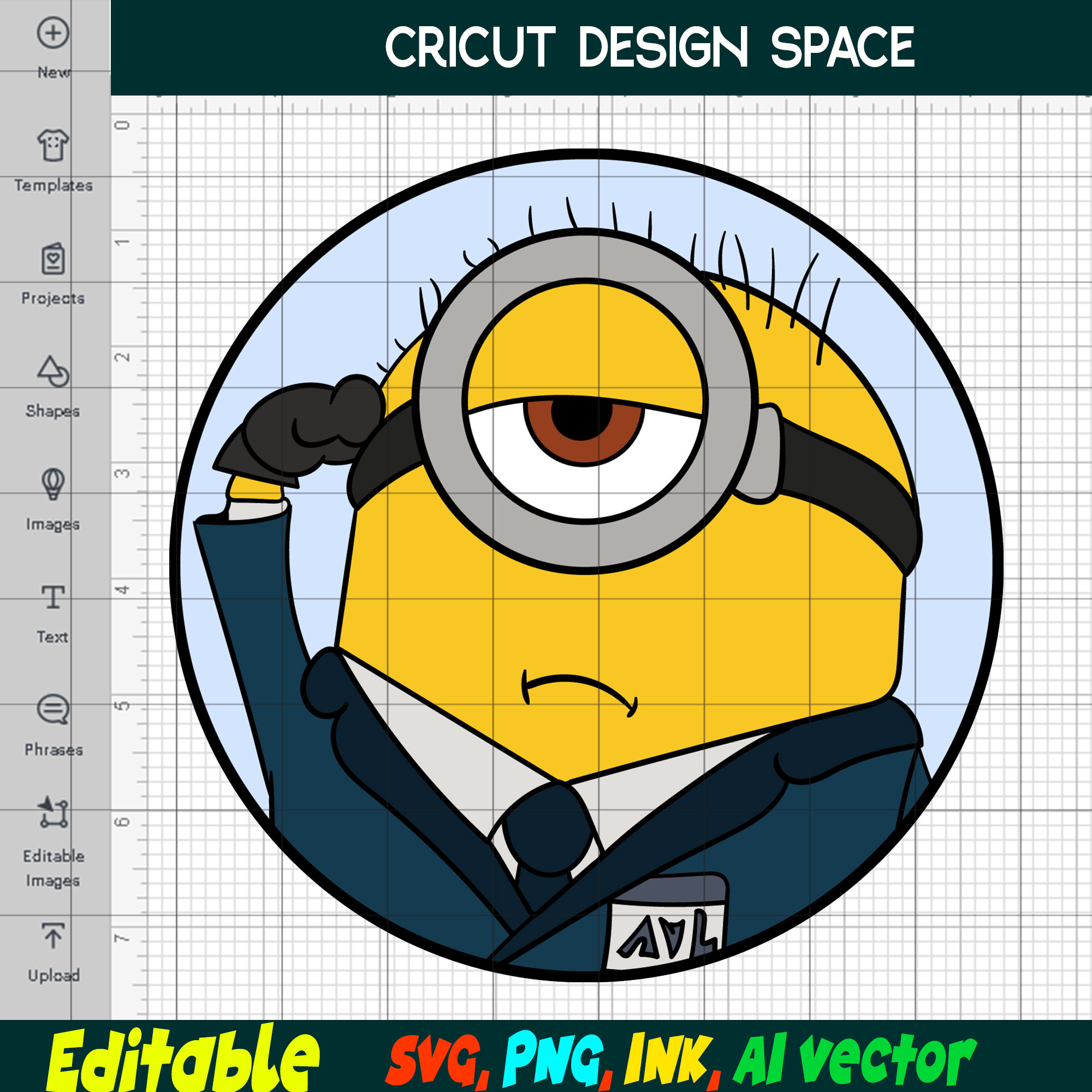 Editable Jerry Despicable me 4 Jerry Cut file Project Mega m | Inspire ...