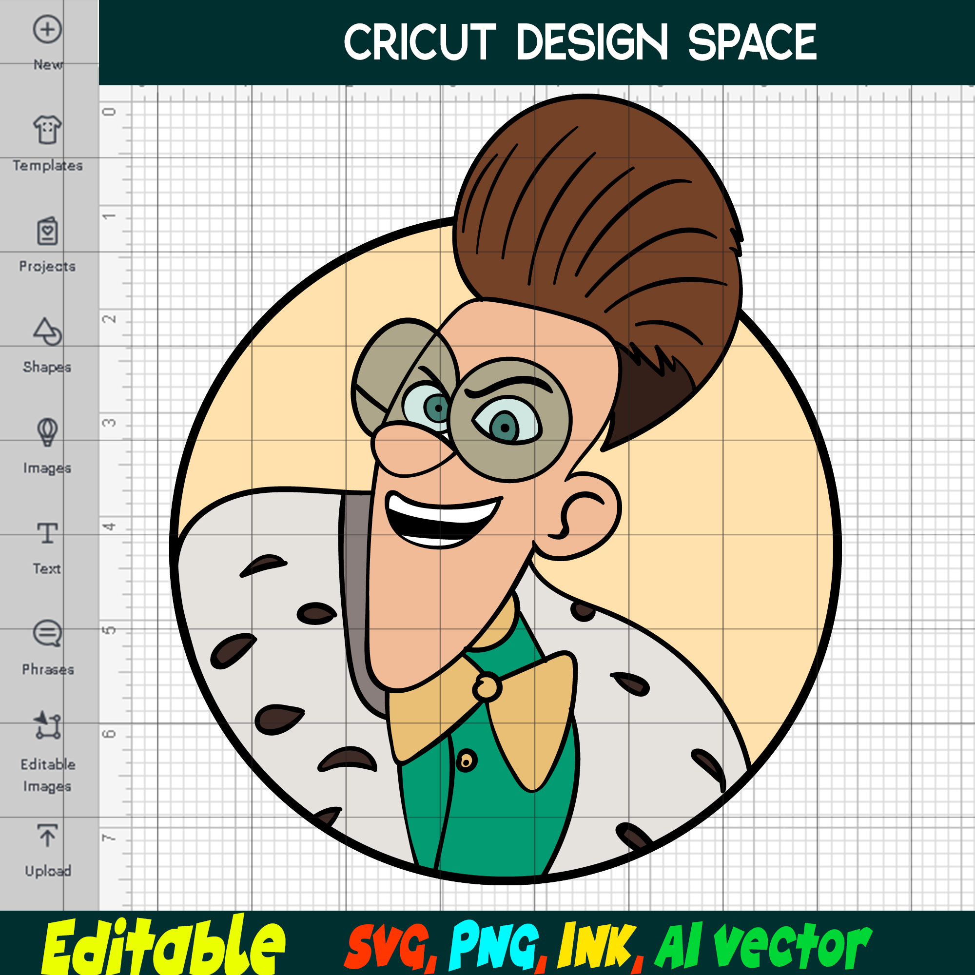 Editable Maxime Le Mal Sticker Despicable me 4 Cut file Proj | Inspire ...