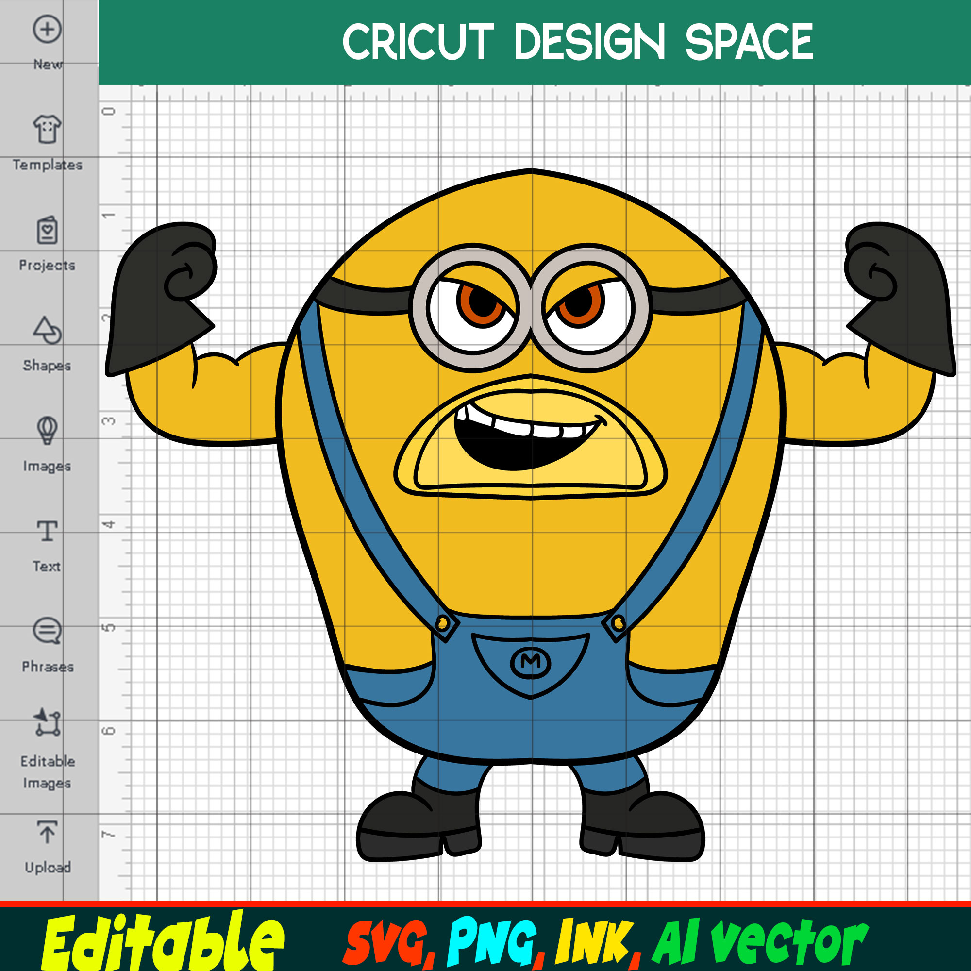 Editable Mega Minion Dave SVG, Mega Minion Dave PNG, Mega Mi | Inspire ...