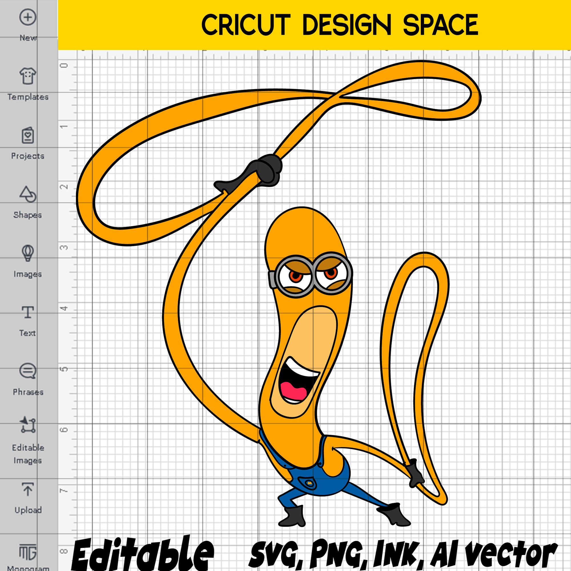 Editable Minion Tim SVG, Mega Minion Tim PNG, Mega Minion Ti | Inspire ...