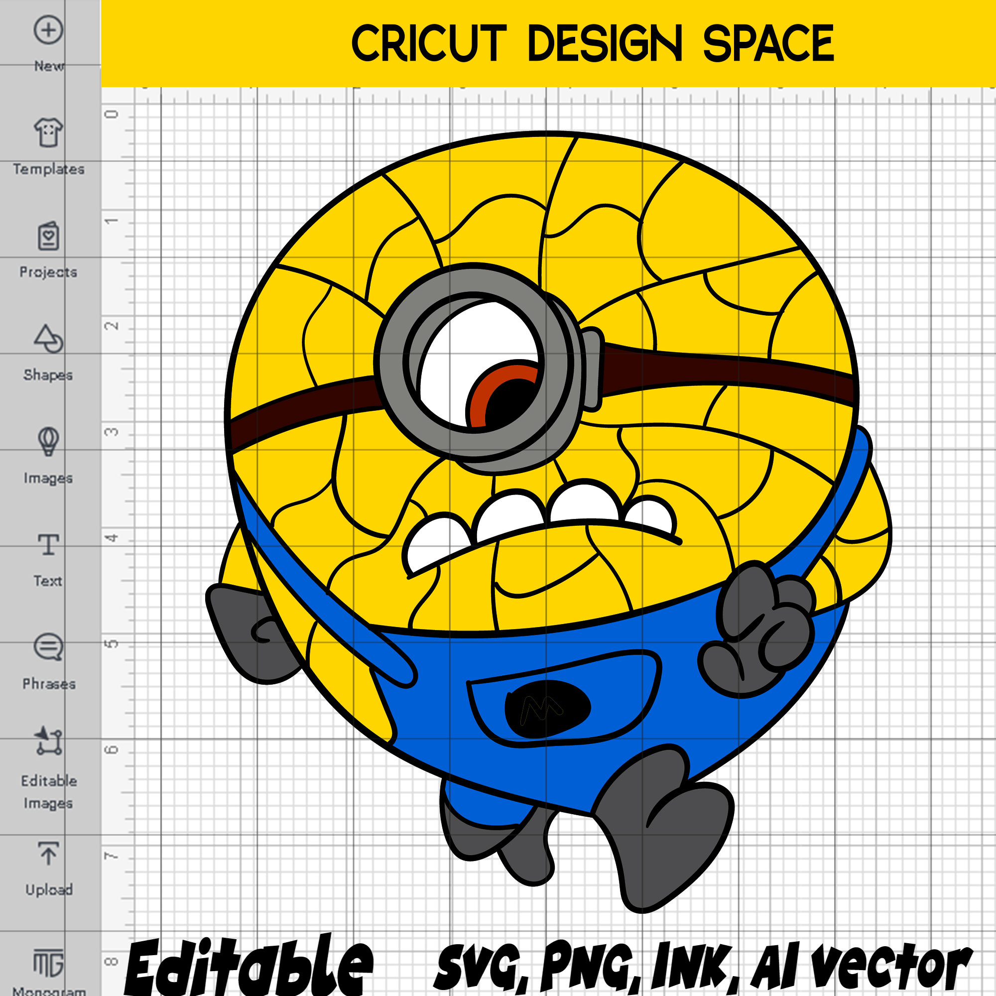 Editable Mega Minion Jerry SVG, Mega Minions PNG, Mega Minio | Inspire ...