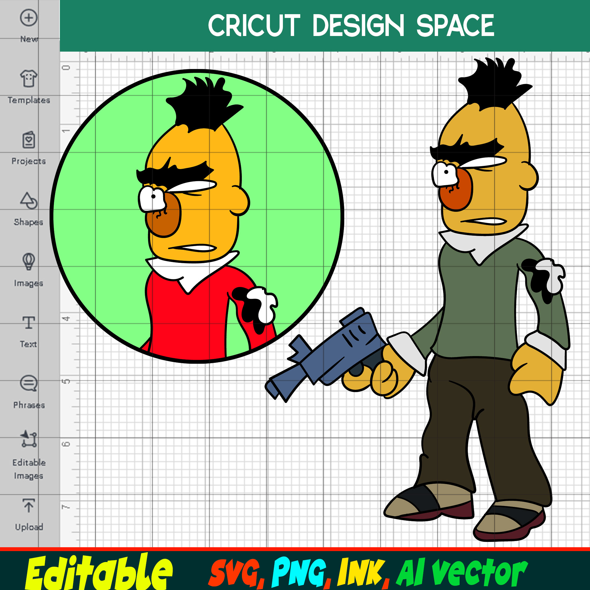 Editable FNF Broken strings official Bert SVG, FNF Broken st | Inspire ...