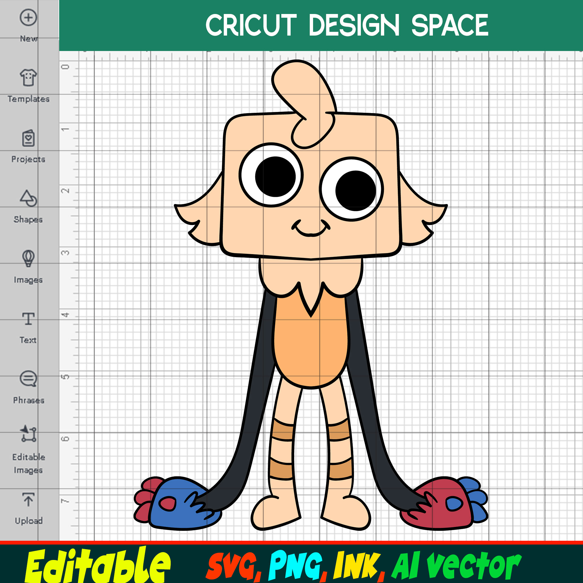 Editable Cut file Goob.Dandy's World,SVG,Goob.Sticker SVG, P | Inspire ...