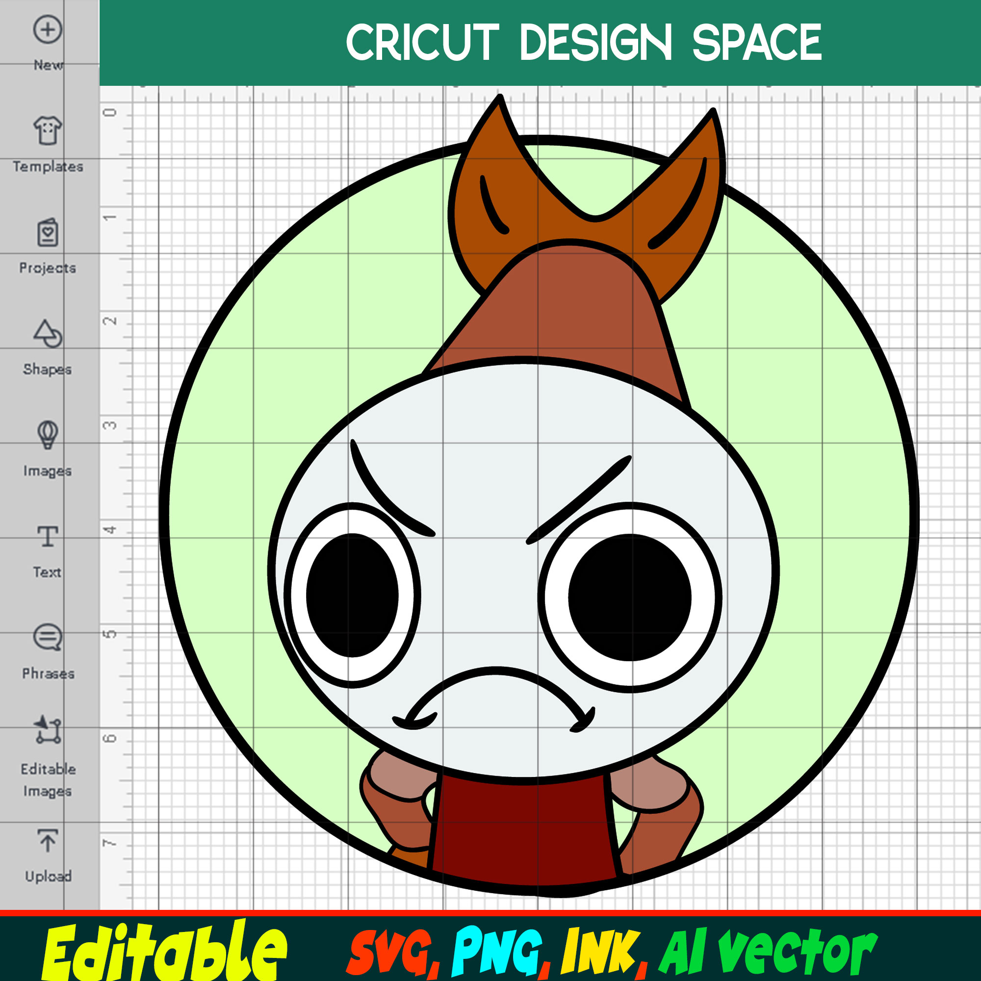 Editable Cut file Shrimpo Dandy's World,SVG,Shrimpo Sticker | Inspire ...