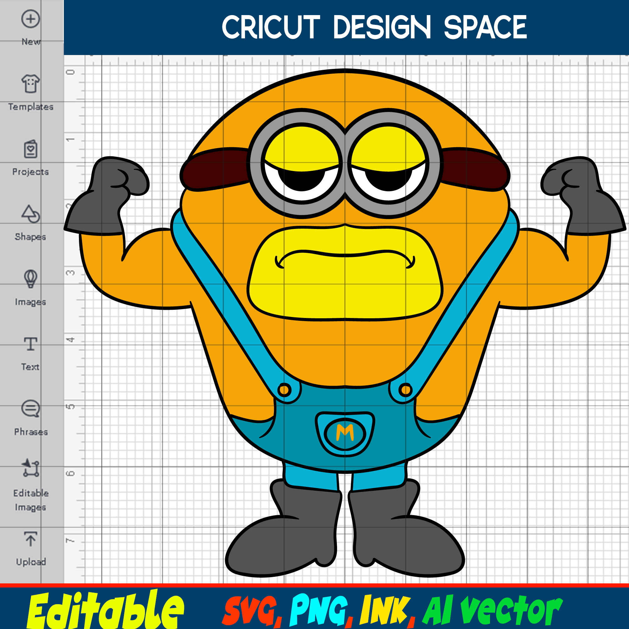 Mega Minion Dave SVG, Mega Minion Dave PNG, Mega Minion Dave | Inspire ...