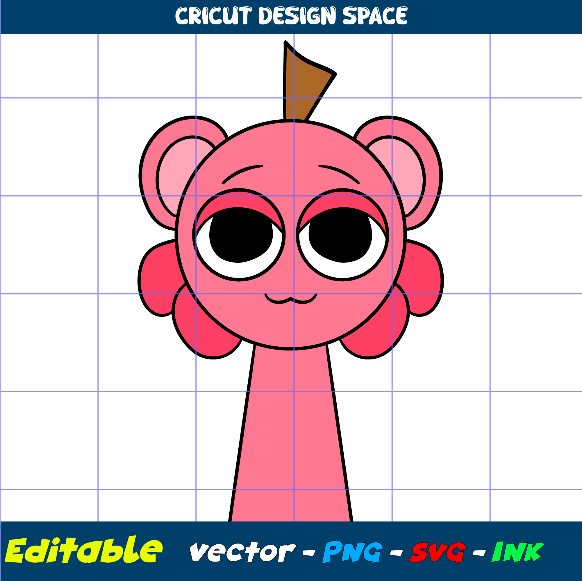 Sprunki Berry Light Pink SVG, Sprunki Increedibox SVG, PNG, | Inspire ...