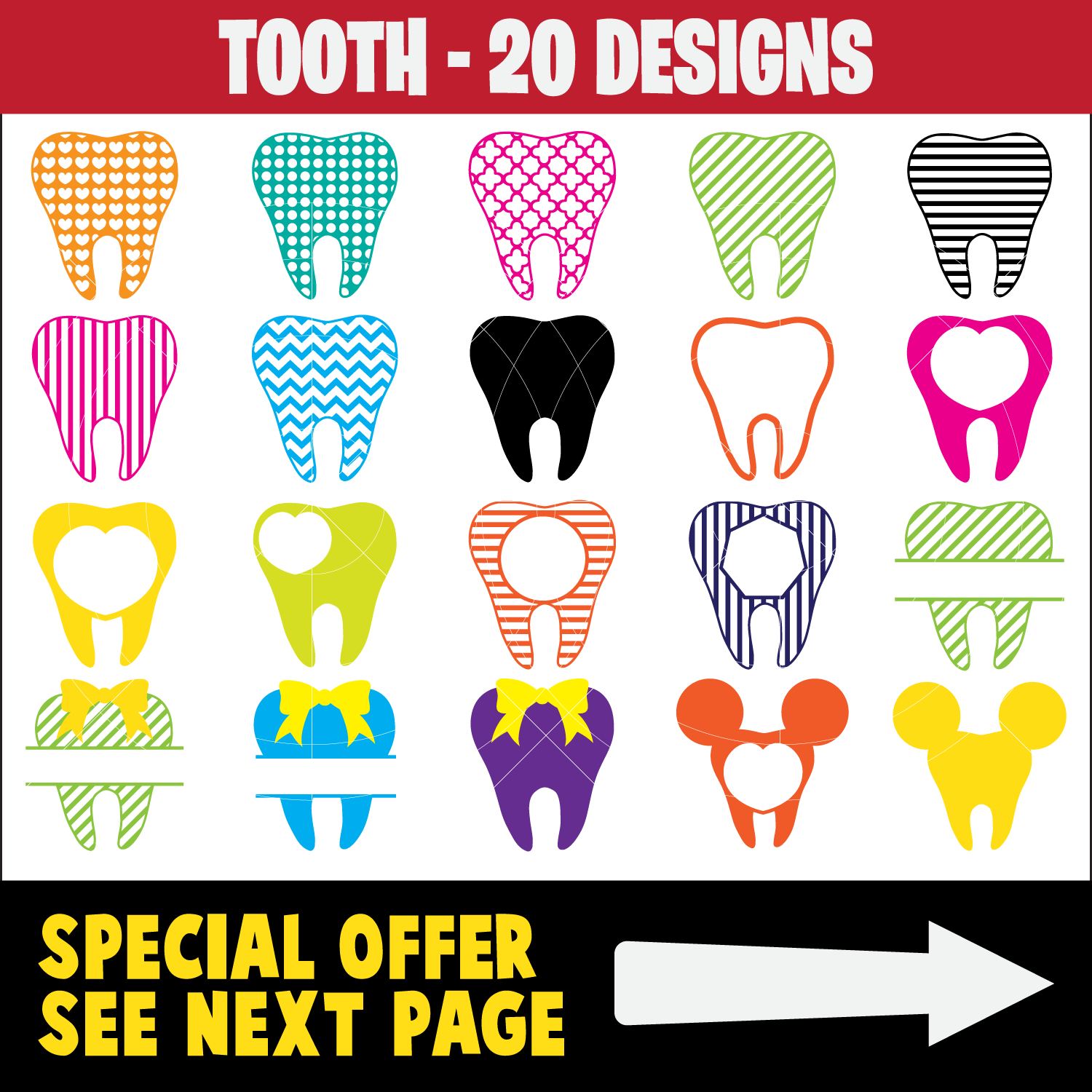 Tooth Chart Svg | Inspire Uplift