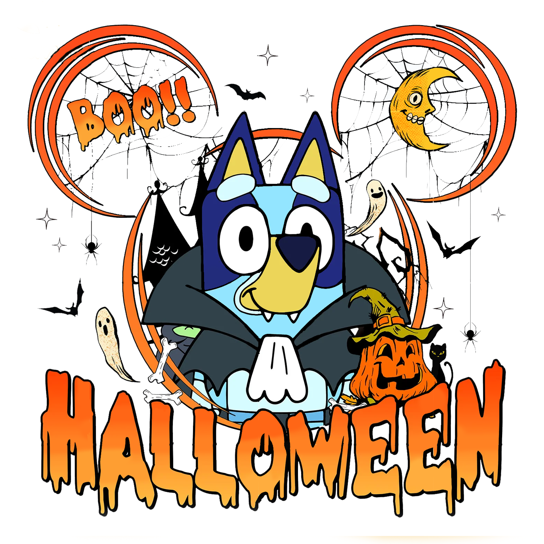 Halloween Bluey SVG, Bluey SVG, Bingo Bluey Clipart, Bluey A | Inspire ...