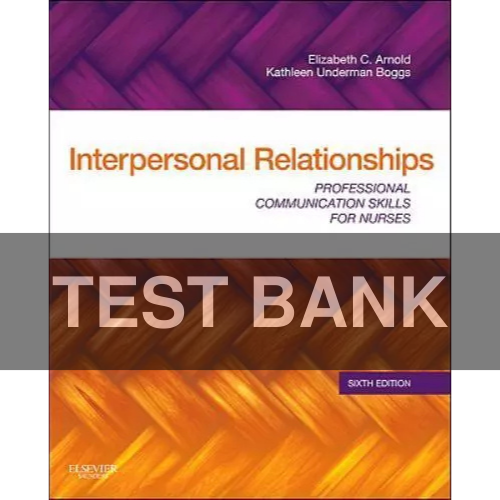 Test Bank For Interpersonal Relationships Professional Commu | Inspire ...
