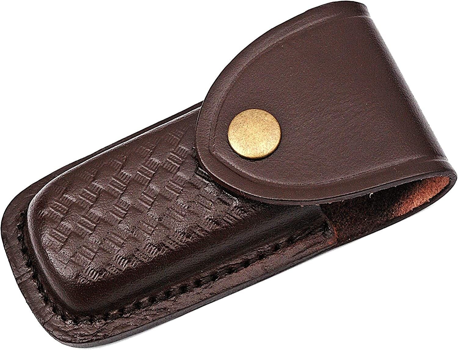 Handmade Damascus Steel Pocket Knife Dollar Sheathe Handle W | Inspire ...