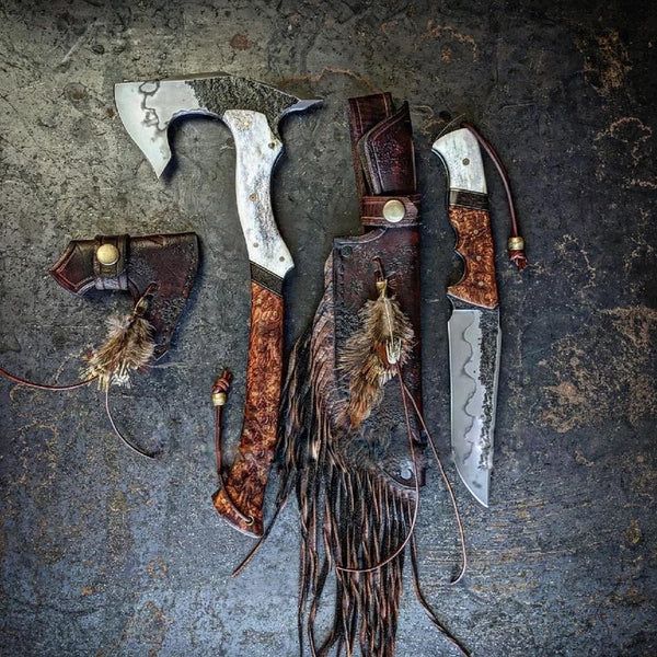 Custom Gift Hand Forged Carbon Steel Throwing AXE, Wedding G | Inspire ...