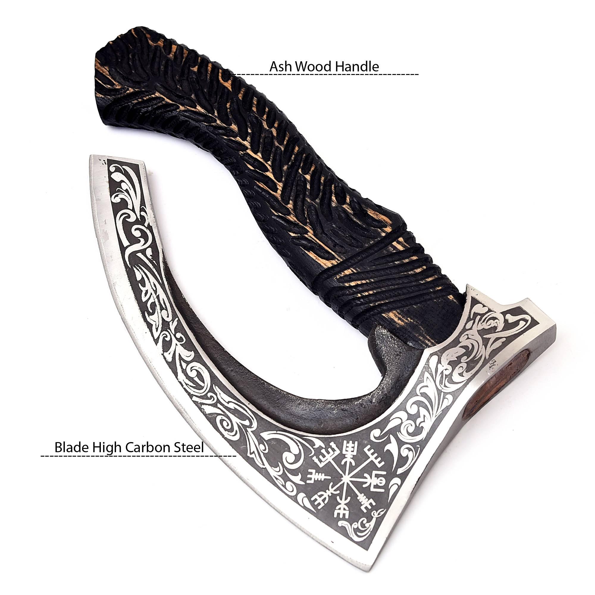 Kmcutlery Forged In Fire Custom made Viking War Axes large P | Inspire ...