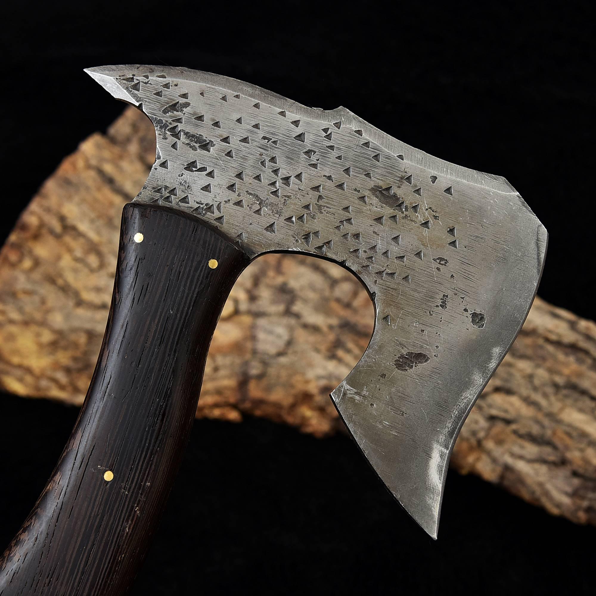 Kmcutlery Forged In Fire Custom made Viking War Axes Wangi W | Inspire ...
