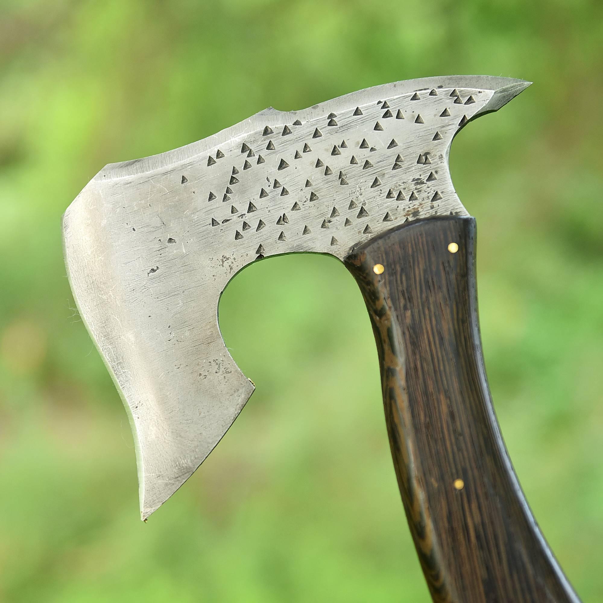 Kmcutlery Forged In Fire Custom Made Viking War Axes Wangi W | Inspire ...