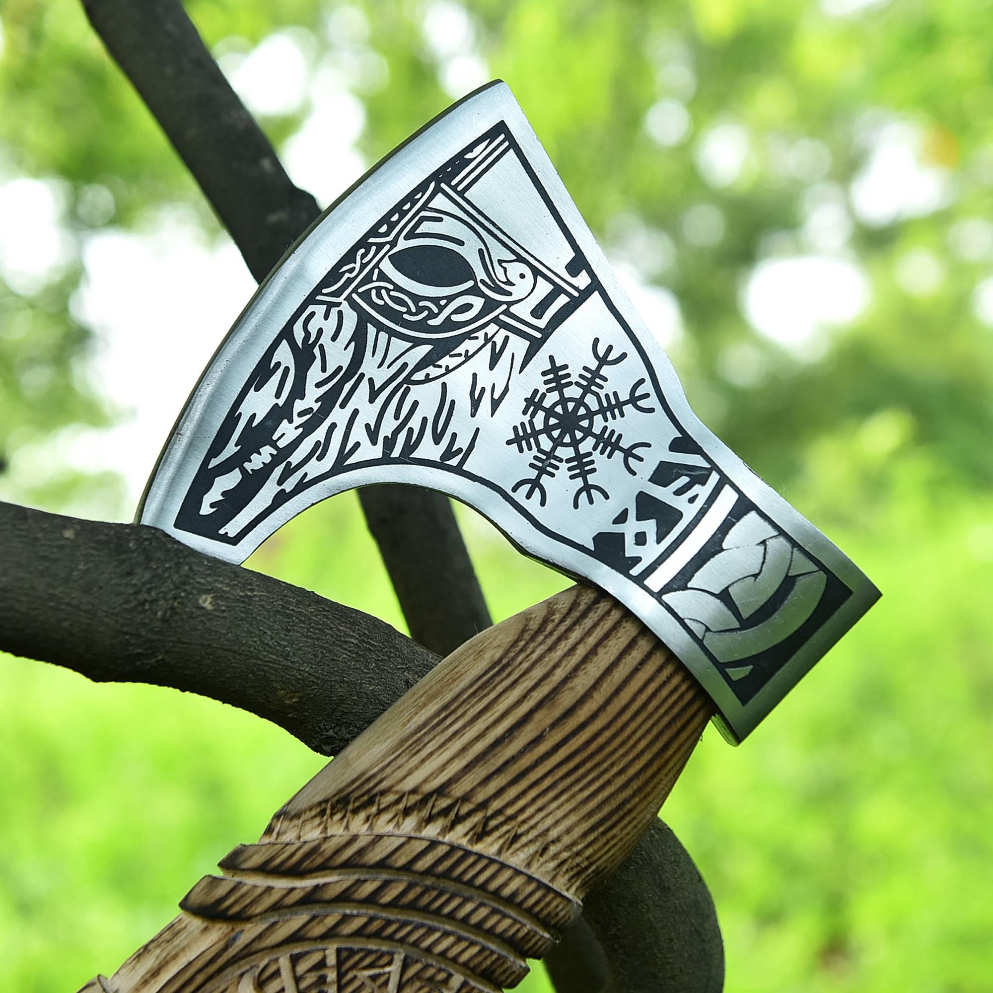 Kmcutlery Forged In Fire Custom Made Viking War Axes 9023 | Inspire Uplift