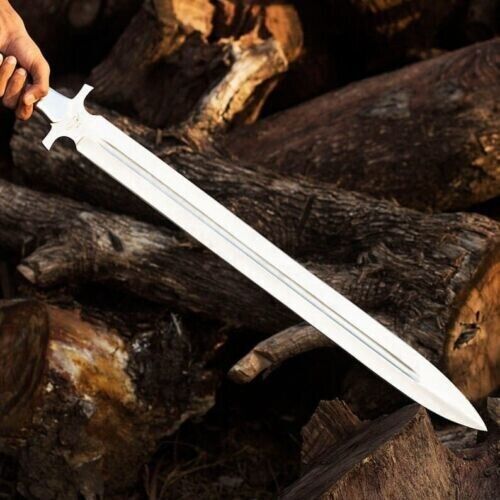 Handmade D2 Steel Viking Sword Battle Ready Medieval Sword W | Inspire ...
