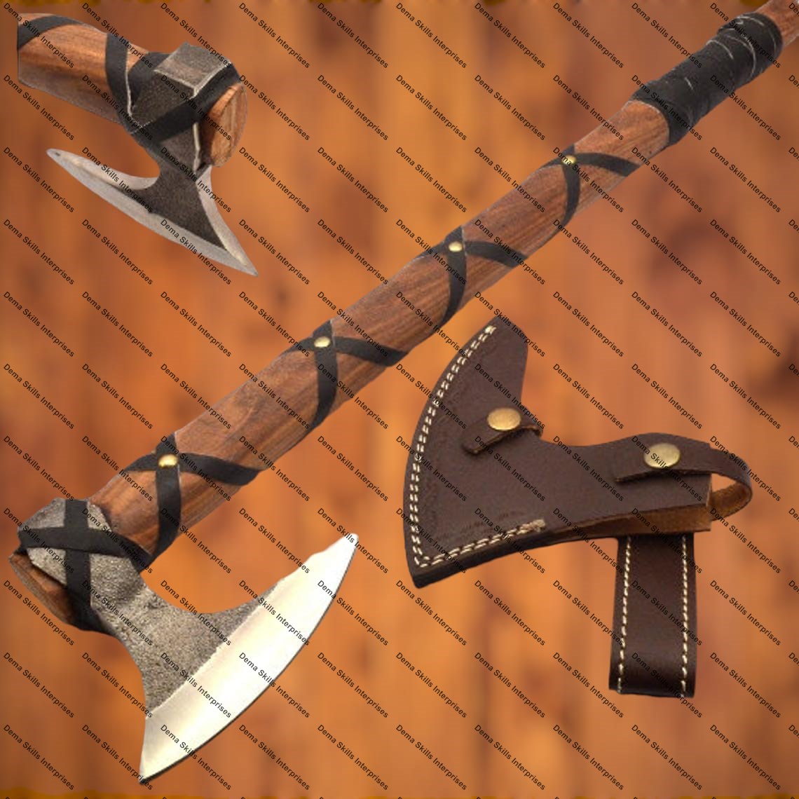 Handmade Carbon Steel RAGNAR'S Viking Axe, Viking Bearded Ax | Inspire ...