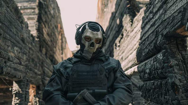 High Quality Cast Ghost Operator Mask Call of Duty Modern | Inspire Uplift