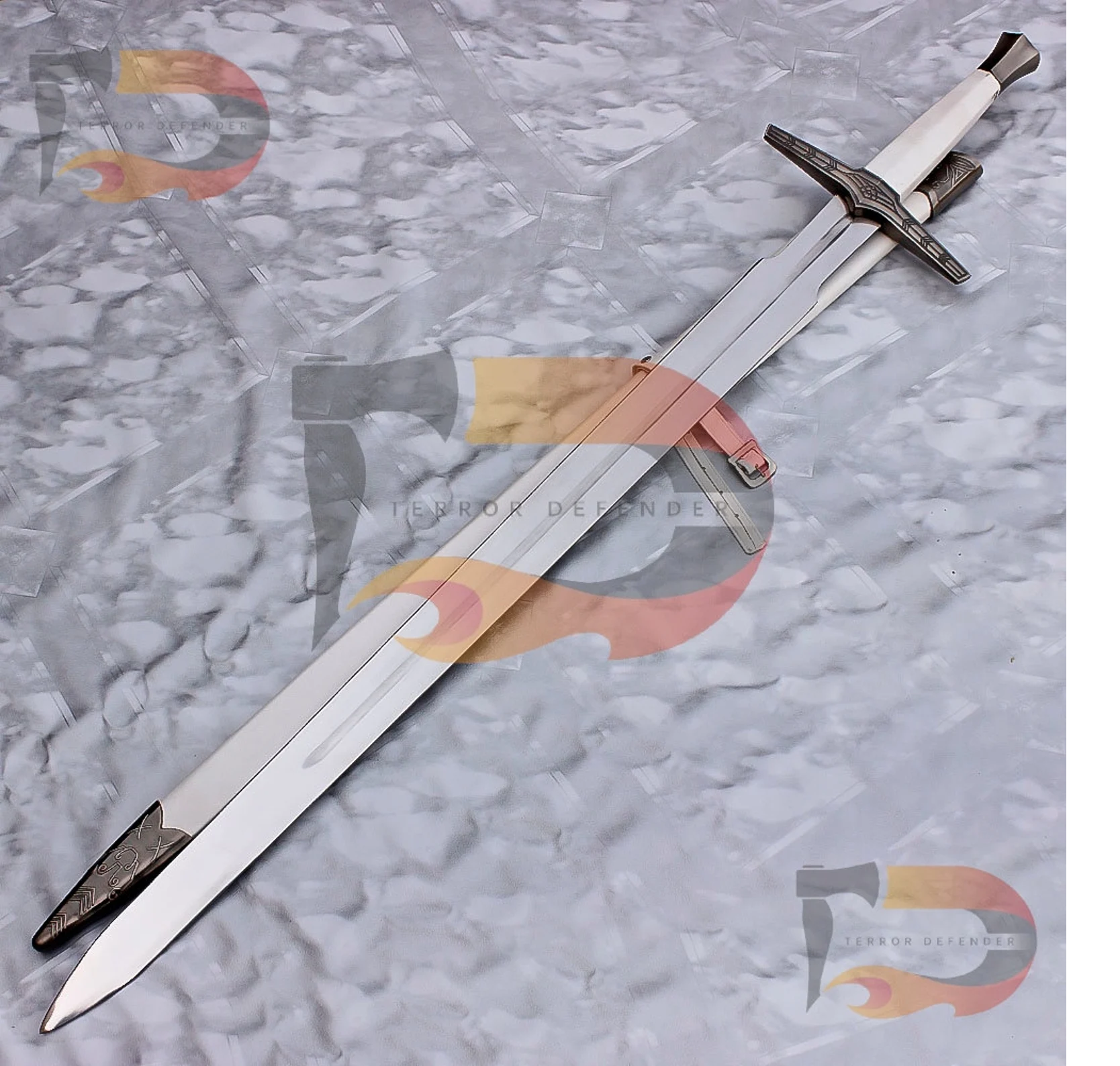 Handmade Witcher Silver Sword Witcher 3 Sliver Sword Fantacy | Inspire ...