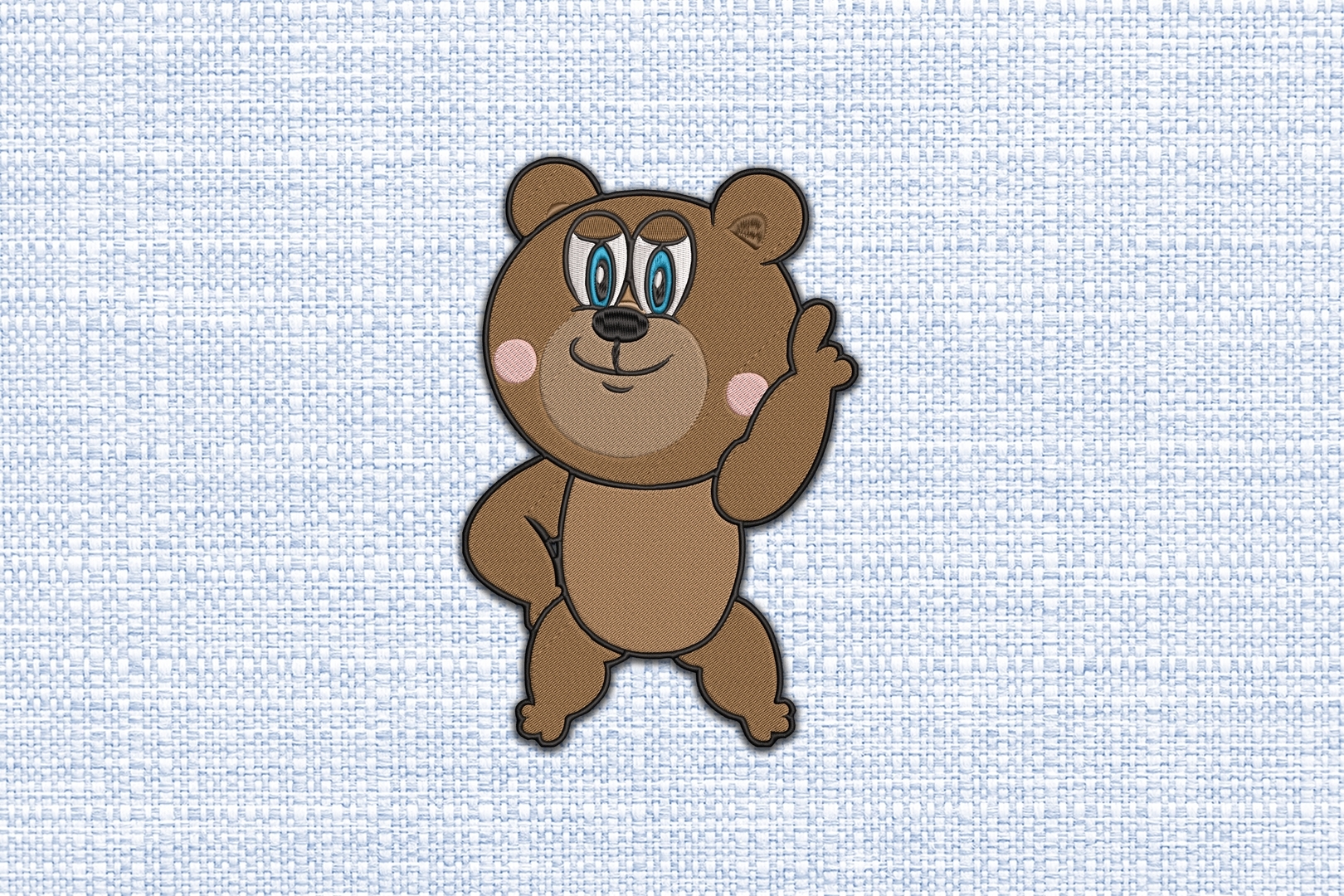 Teddy Bear Embroidery design Bear 69 | Inspire Uplift