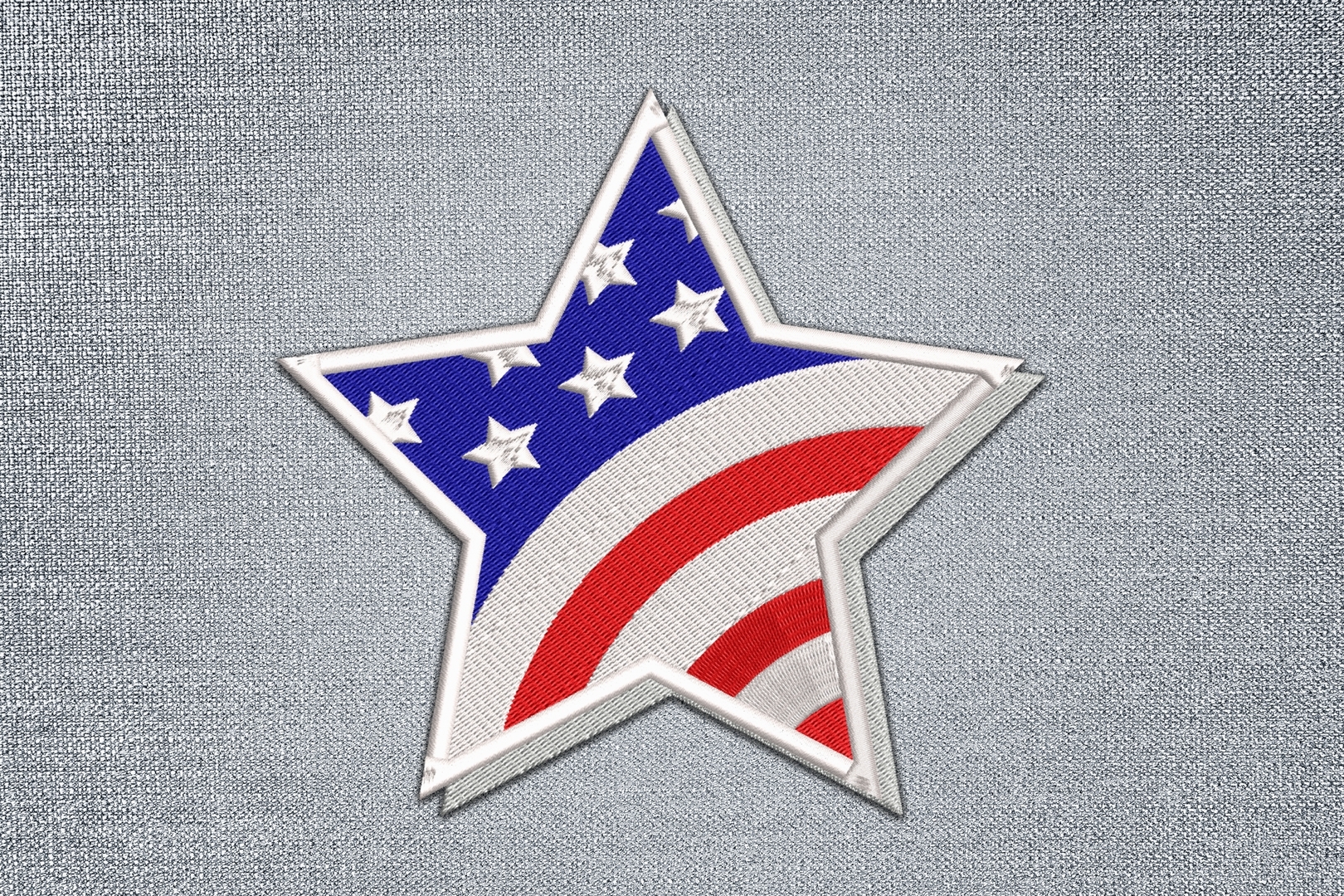 USA Star Embroidery design DST file, JEF file, EXP file, Pes | Inspire ...