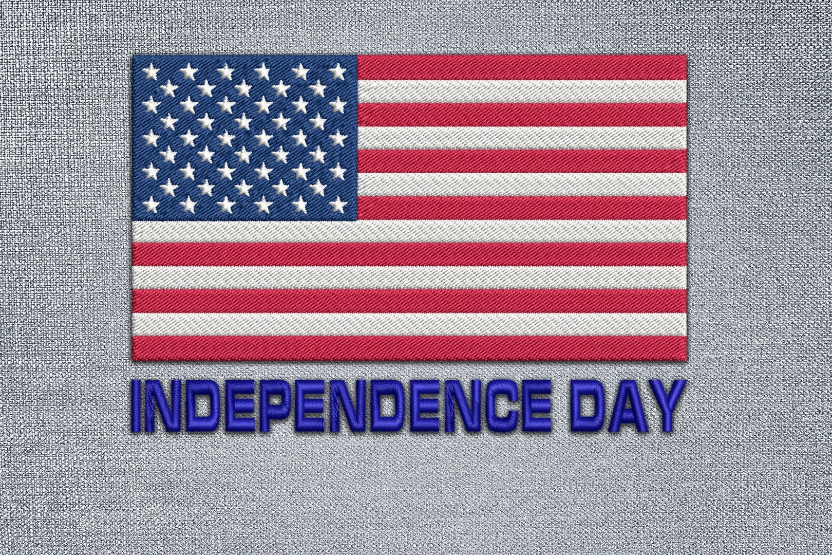 USA July Flag Embroidery design DST file, JEF file, EXP file | Inspire ...