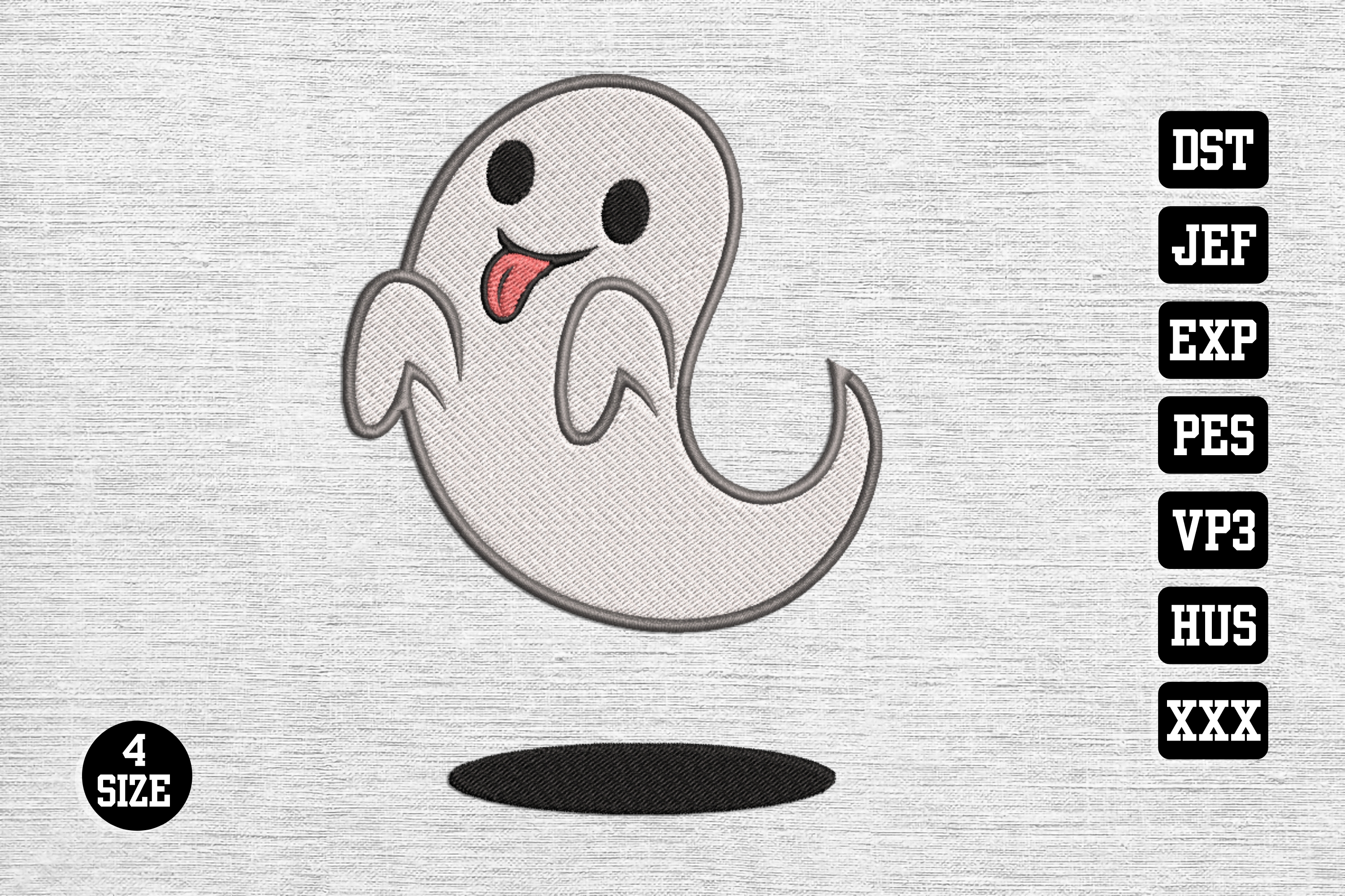Laughing Ghost Embroidery design for machine, Embroidery Dig | Inspire ...