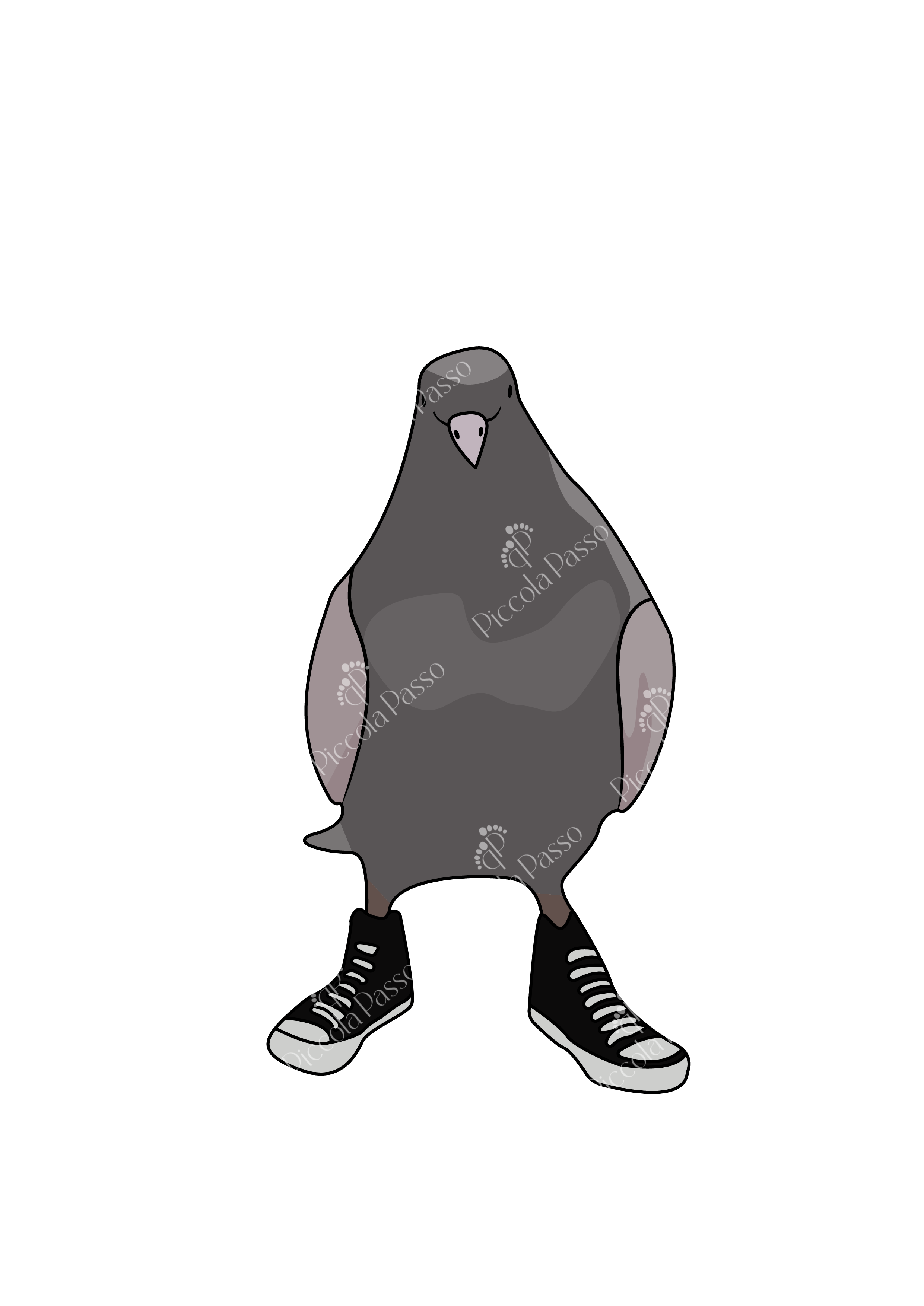 Pigeon Wearing Converse Sneakers, Funny Animal Memes, For St | Inspire ...